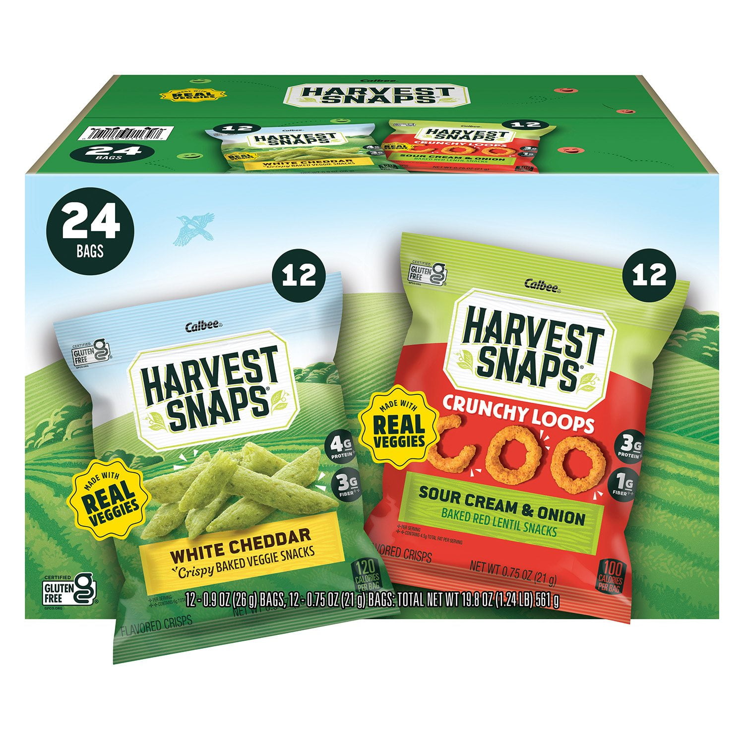 Harvest Snaps Variety Snack Pack, 24 pk. - Samsclub.com