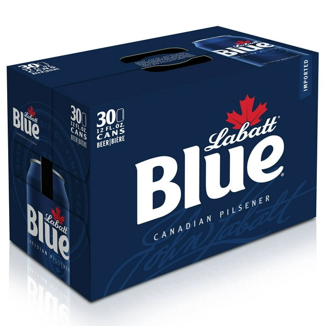Labatt Blue Canadian Pilsner Lager Beer, 12 fl. oz. can, 30 pk ...