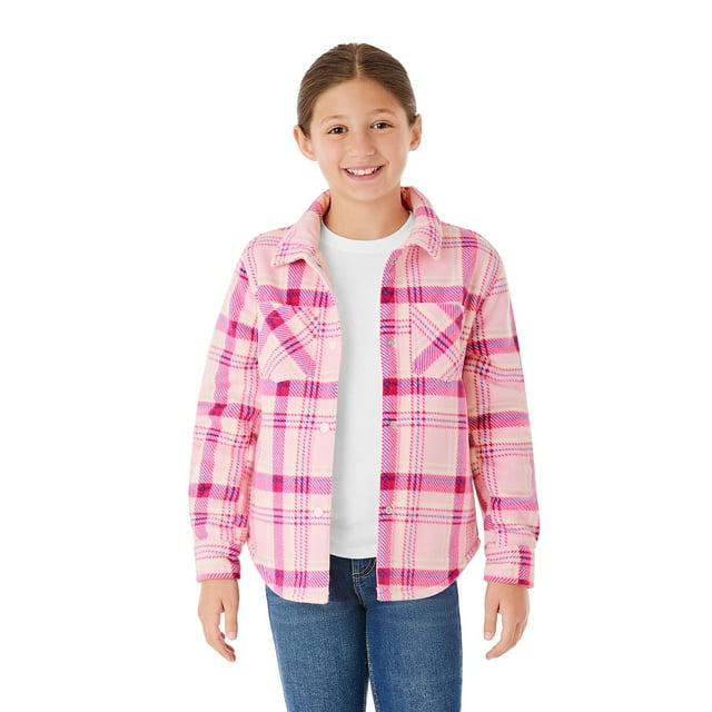 Member's Mark Girls Sherpa Lined Shacket - Samsclub.com