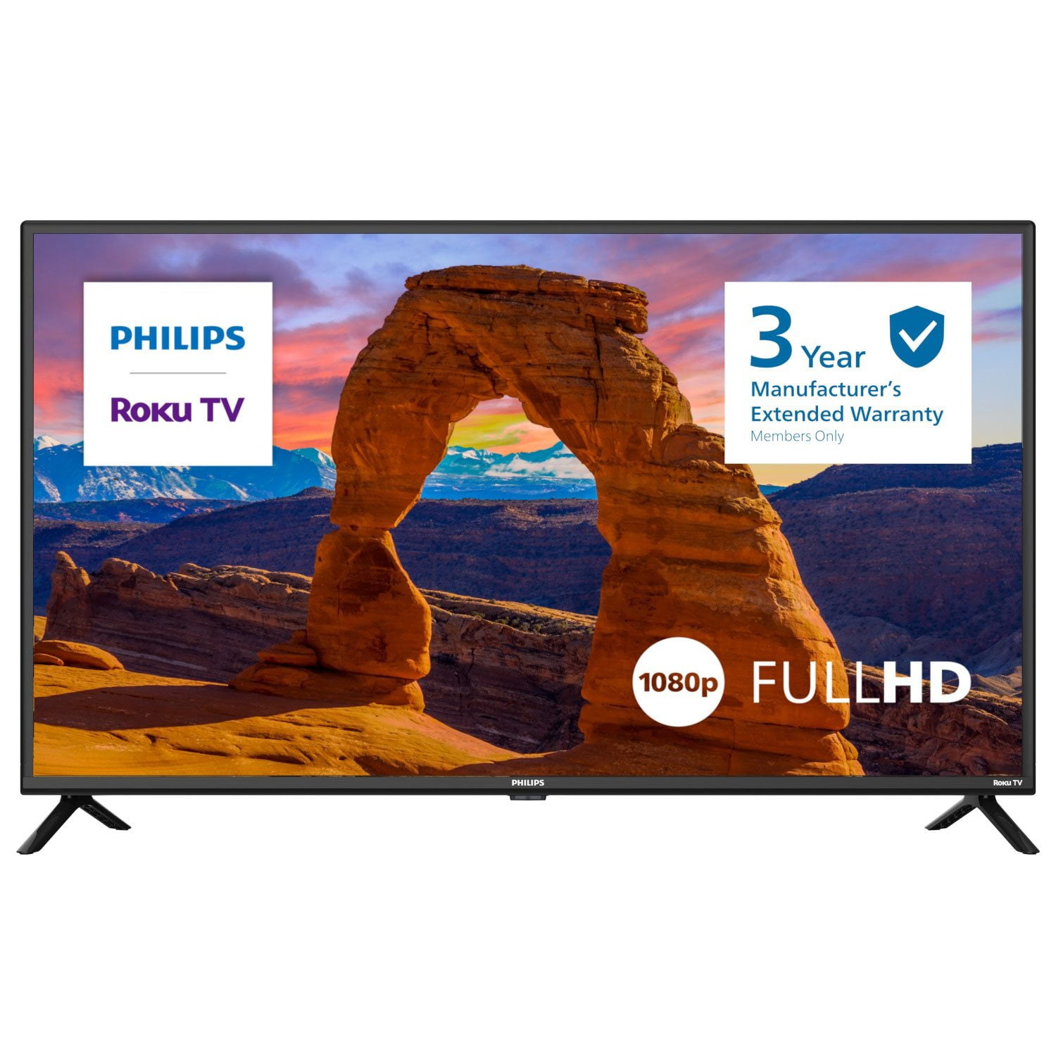 Philips 42" Class 6500 Series 1080p FHD Roku Smart TV - 42PFL6574/F7 ...