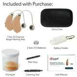 Lucid Hearing 32-Channel Bluetooth Behind-the-Ear Hearing Aids ...