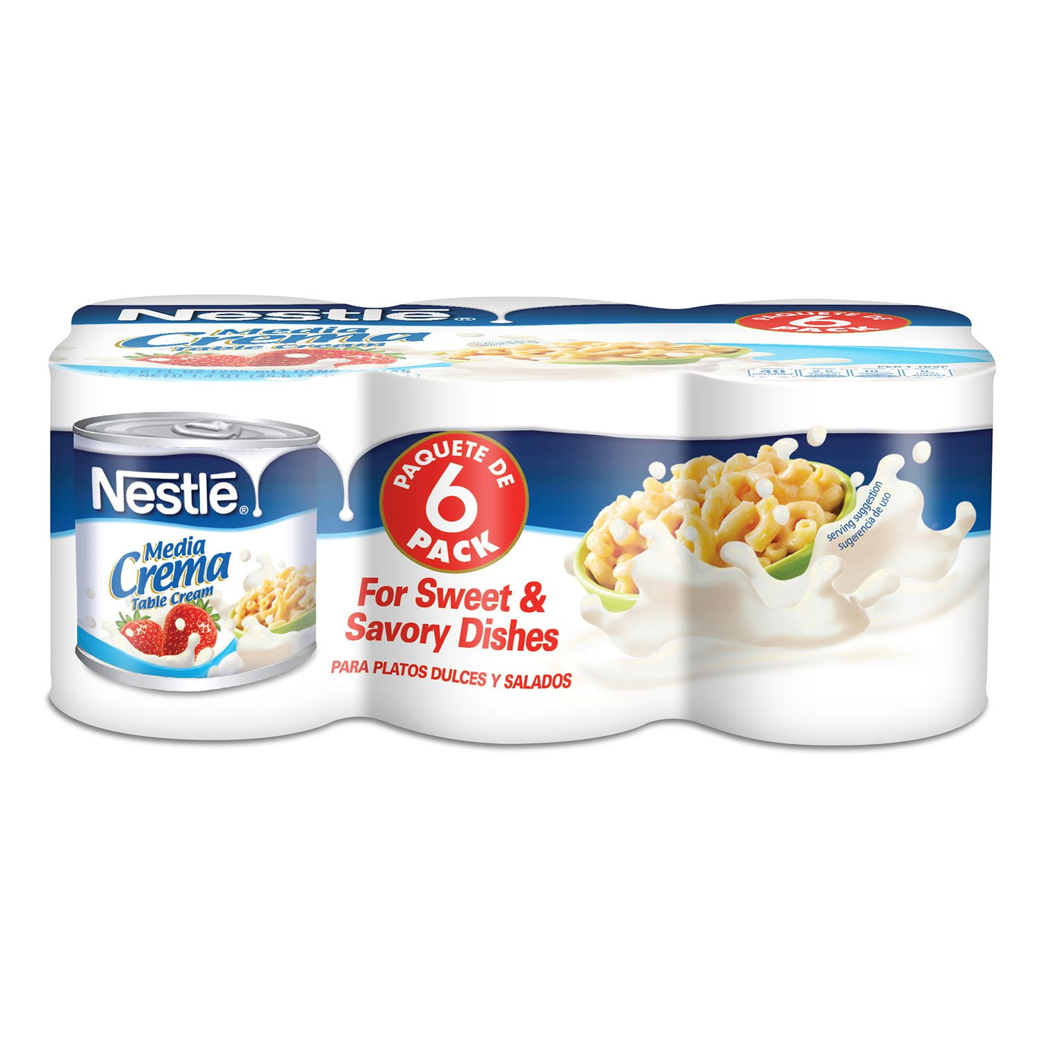 MEDIA CREMA Table Cream (7.6 oz., 6 pk.) - Samsclub.com