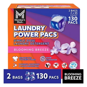 Member's Mark Ultimate Clean Laundry Detergent Power Pacs (130 loads ...