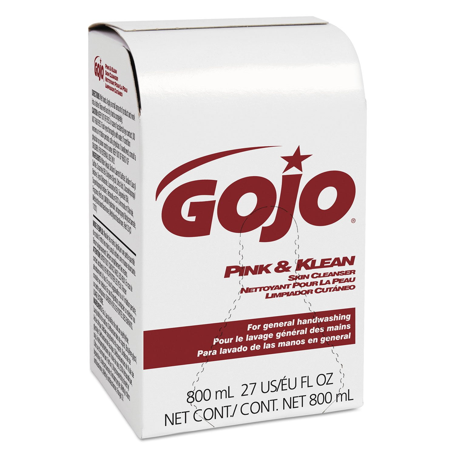 GOJO Pink & Klean Skin Cleanser Industrial Hand Soap Refill, Floral ...