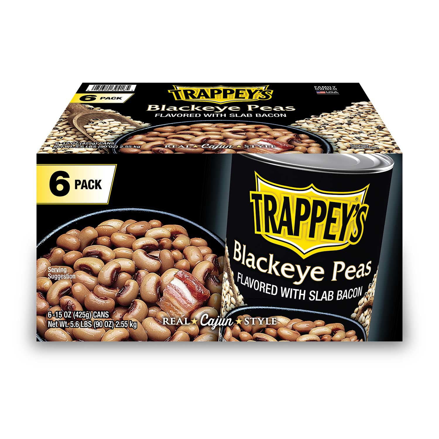 Trappey's Blackeye Peas with Bacon 15 oz., 6 pk. - Samsclub.com