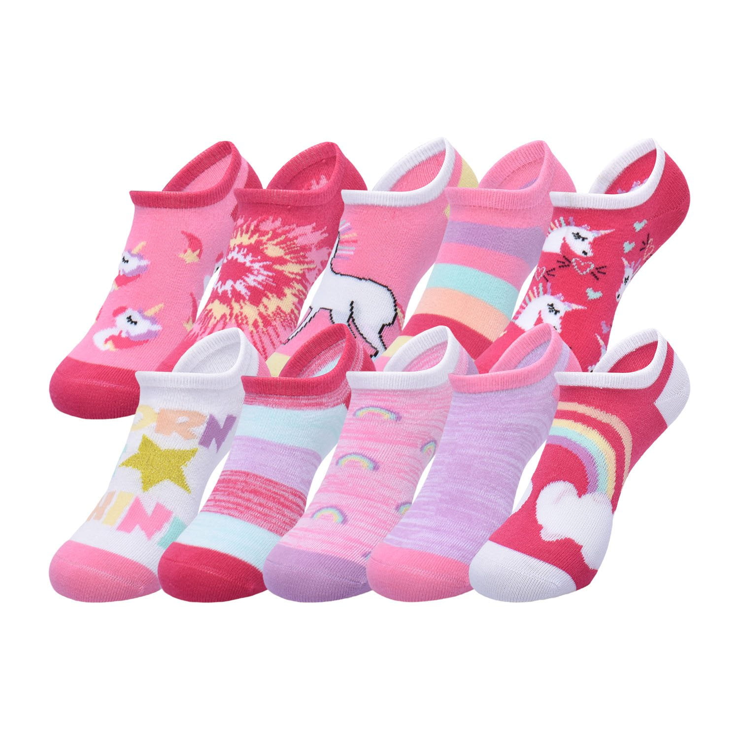 Member's Mark Girls 10-Pack No-Show Sock - Samsclub.com