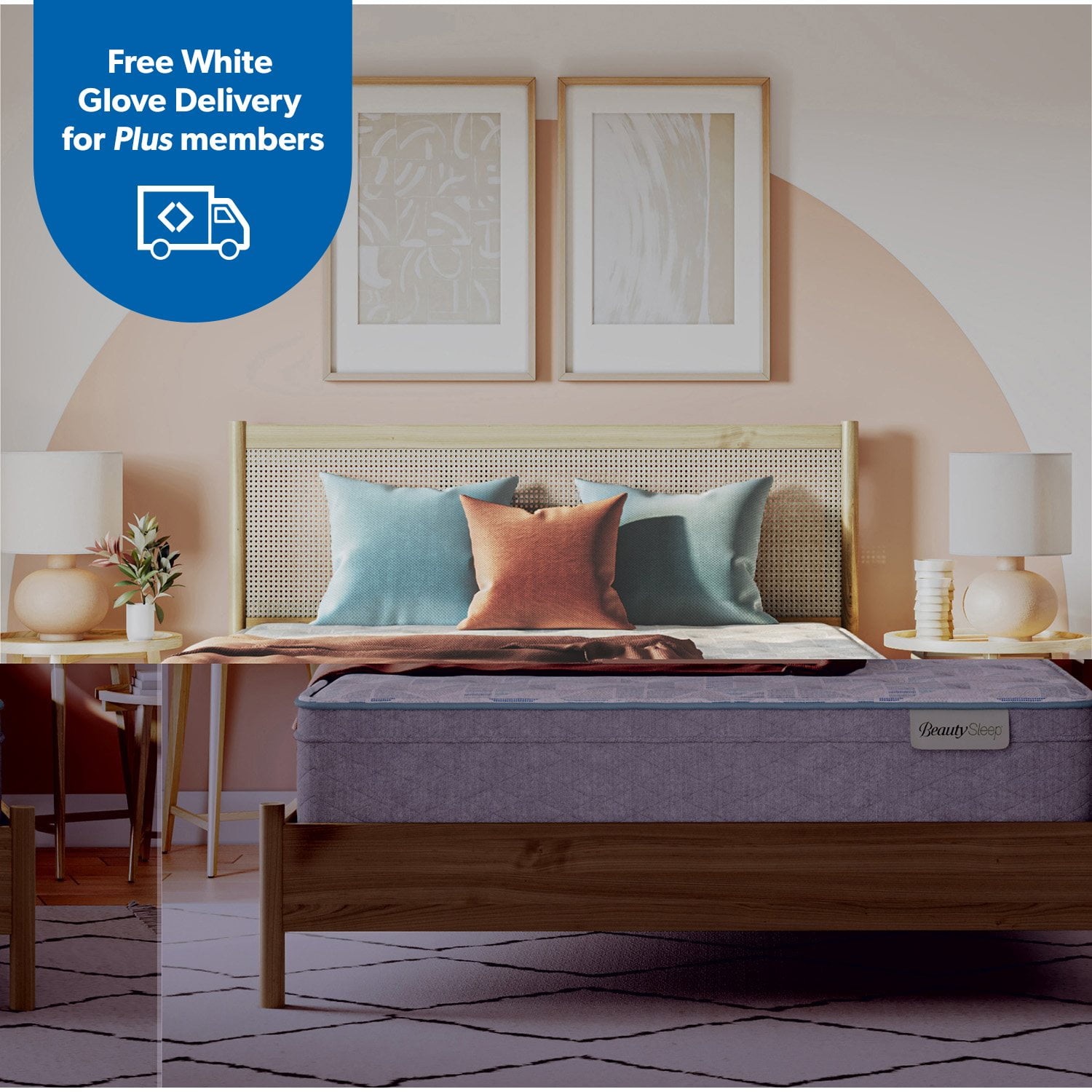 BeautySleep Slumberscape 12.25" Medium Euro Top Mattress - Samsclub.com