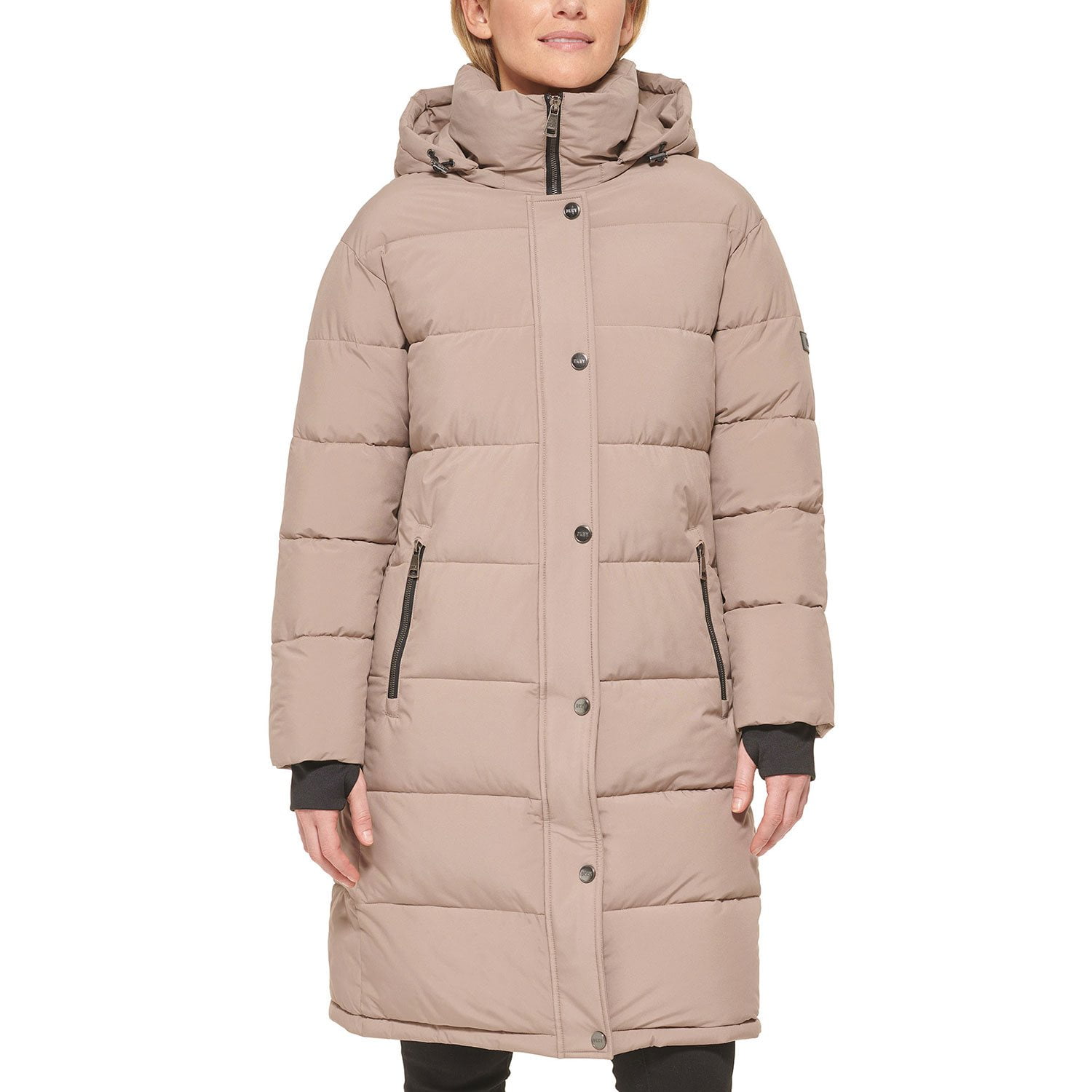DKNY Ladies Long Puffer Jacket - Samsclub.com