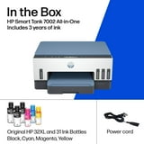 HP Smart Tank 7002 All-in-One Inkjet Printer, 2 Bonus Black Ink Bottles ...