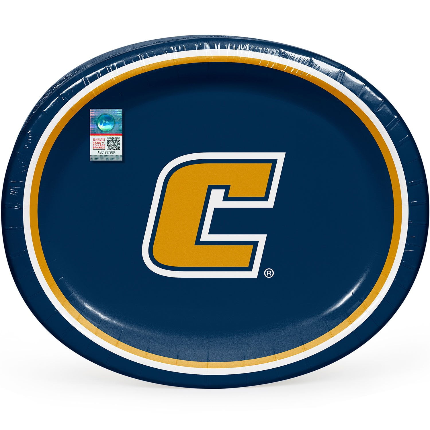 NCAA Oval Paper Plates, 10" x 12", 50 ct., Choose Team - Samsclub.com