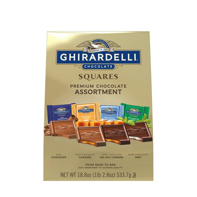 GHIRARDELLI Premium Chocolate Assortment Squares, 18.8 oz. - Samsclub.com