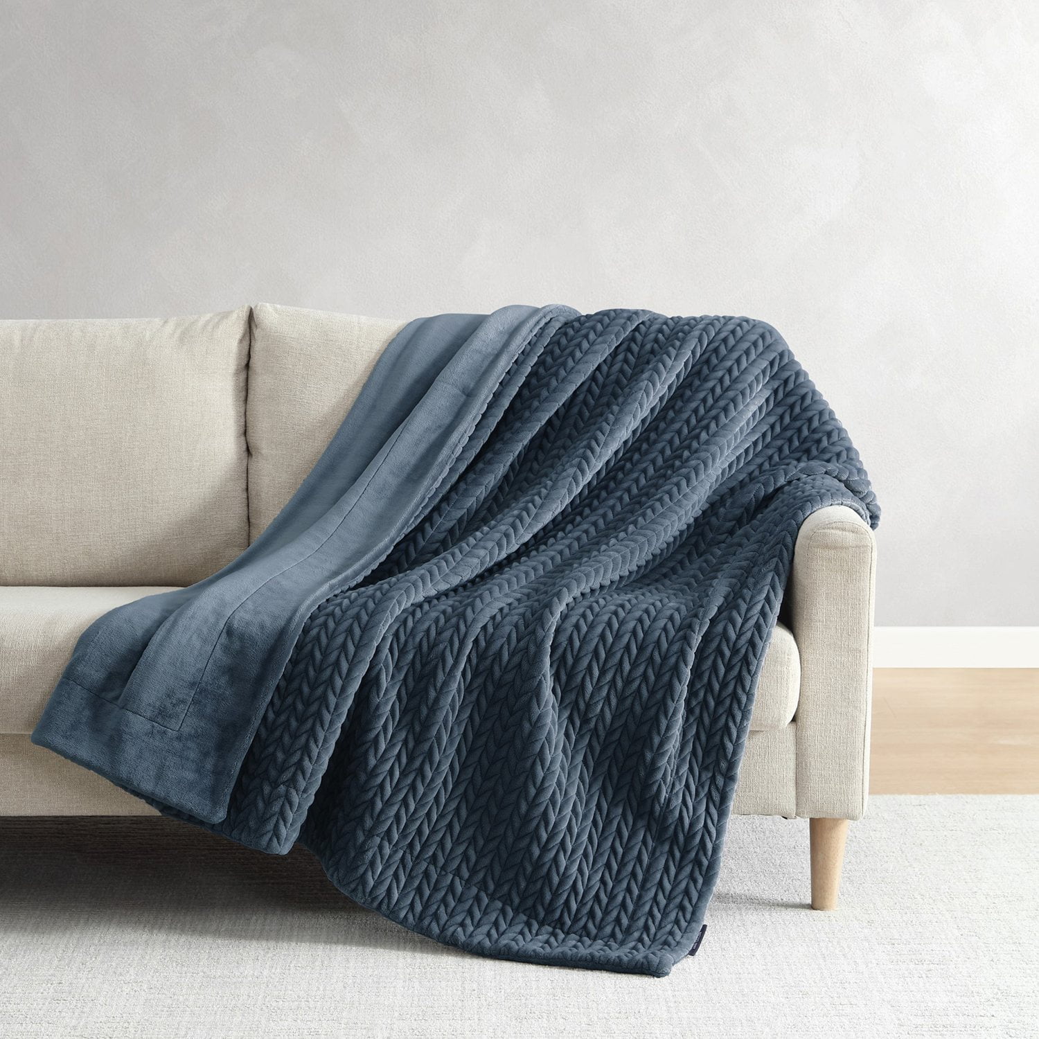 Ann Taylor Chevron Plush Throw Blanket - Samsclub.com
