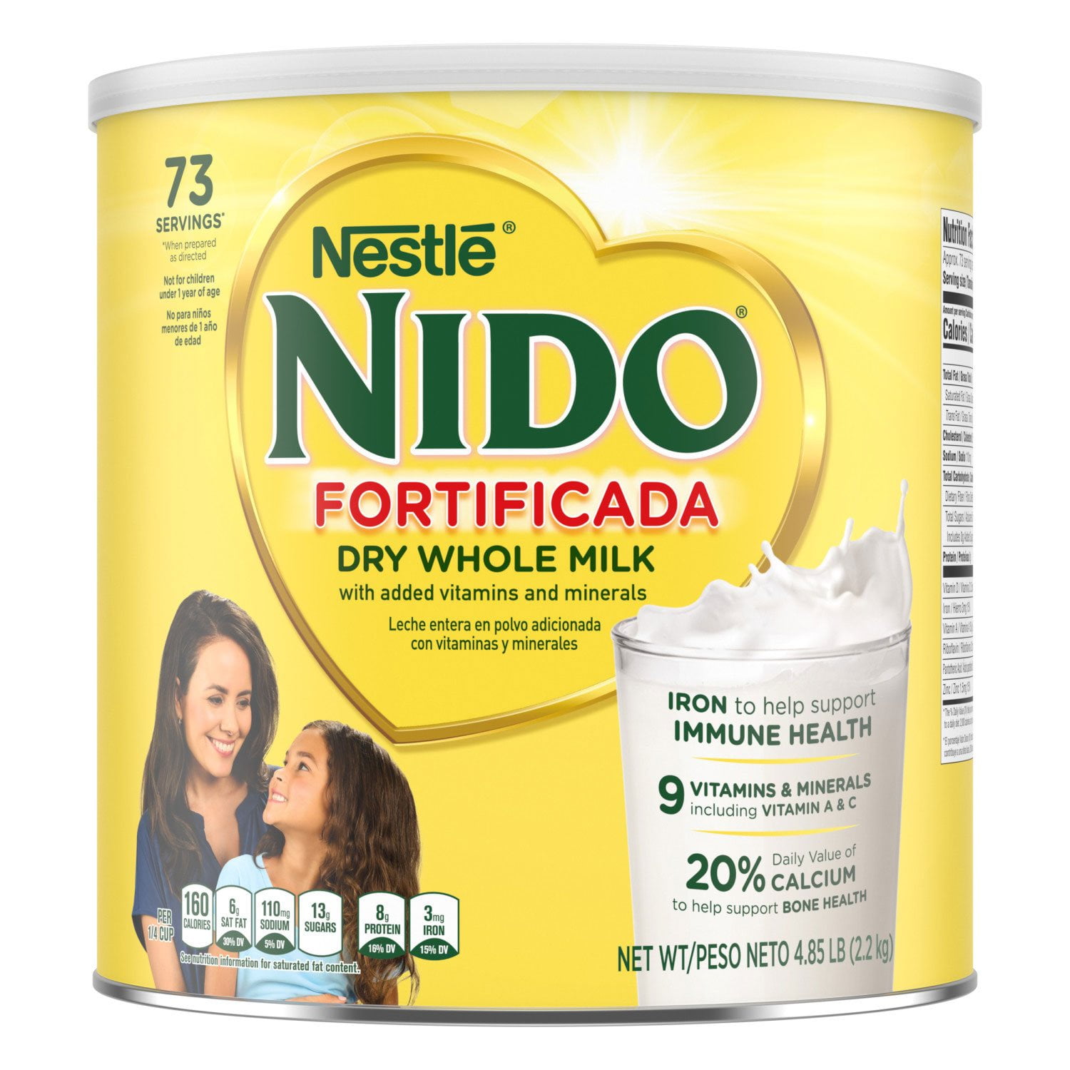 Nestle NIDO Fortificada Dry Whole Milk Powder, 4.85 lb. - Samsclub.com