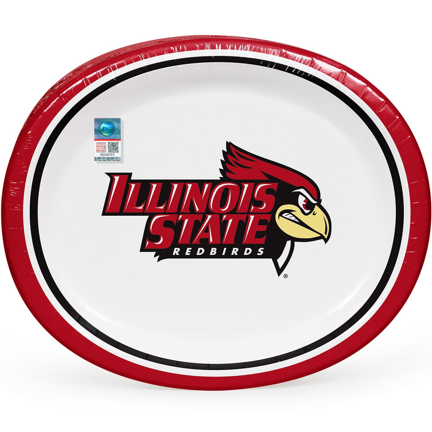 NCAA Oval Paper Plates, 10" x 12", 50 ct., Choose Team - Samsclub.com