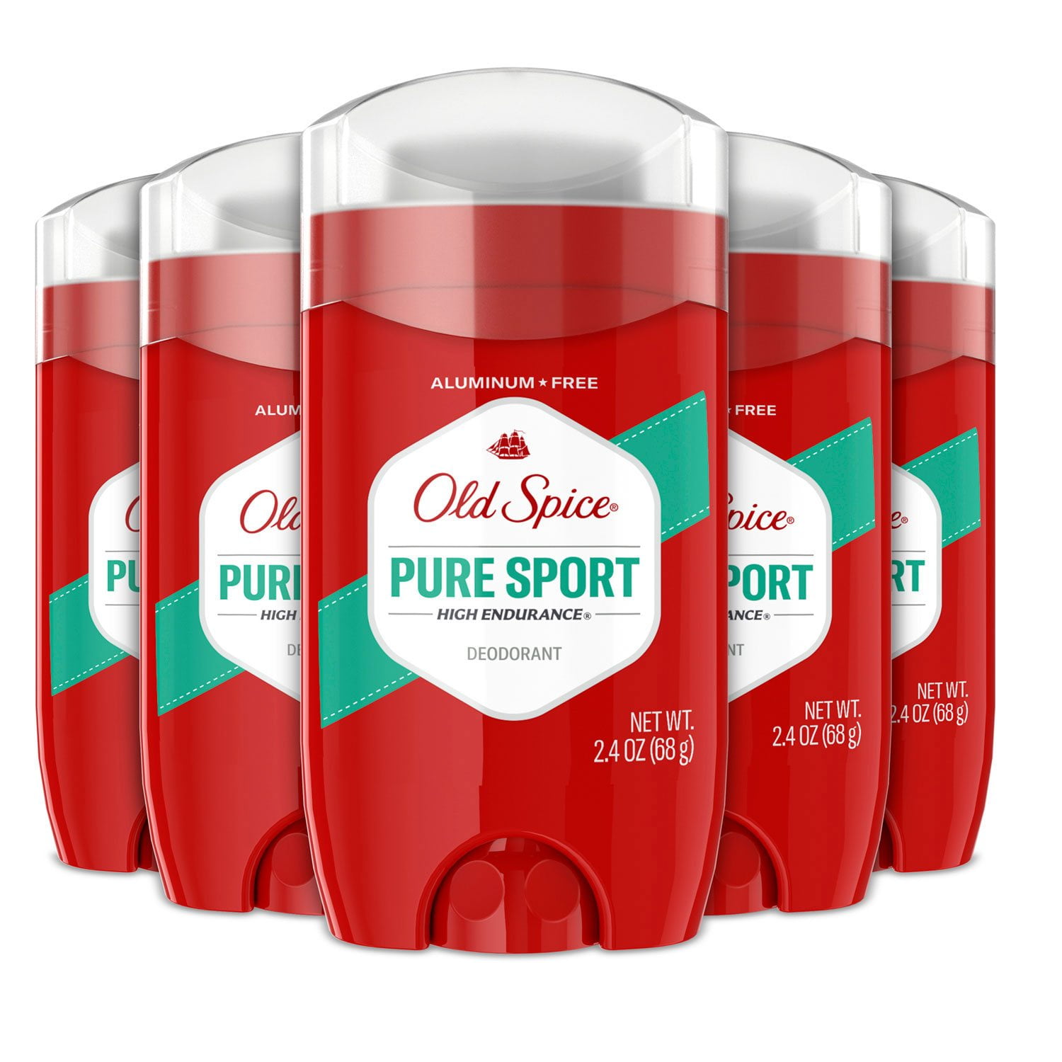 Old Spice High Endurance Deodorant for Men, Pure Sport (2.4 oz., 5 pk ...