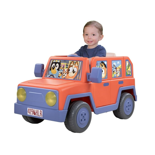 Bluey Heeler Family Vehicle 12-Volt Battery Powered Ride-On - Samsclub.com