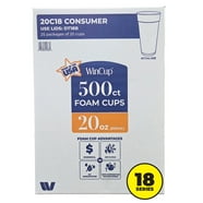 WinCup Foam Drink Cups 18 Series, White, 32 oz., 500 ct. - Samsclub.com