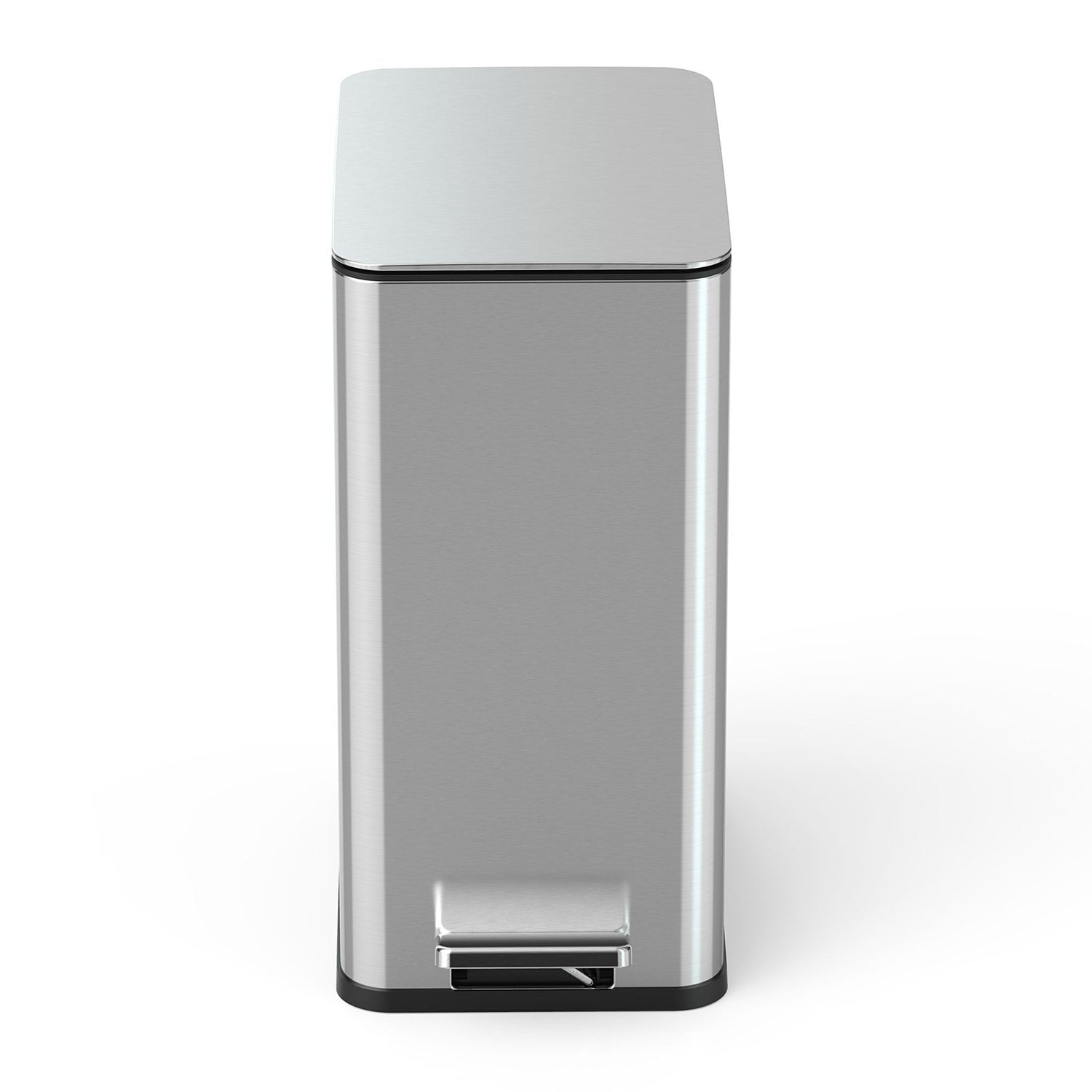 Nine Stars 2.6-Gallon Slim Step-On Trash Can, Assorted Colors ...
