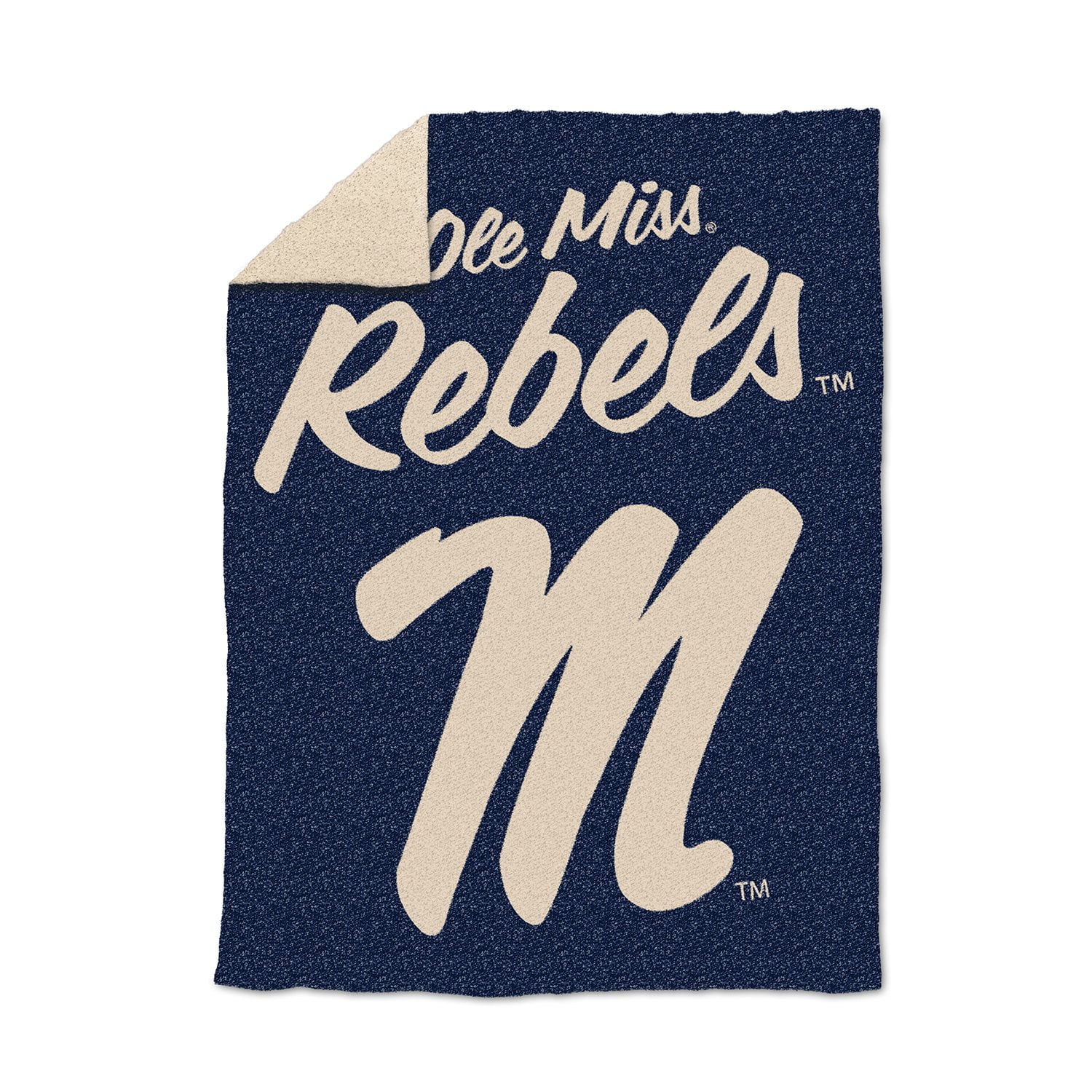 Logo Brands Ole Miss Rebels Luxe Dreams Throw, 60" x 80" - Samsclub.com