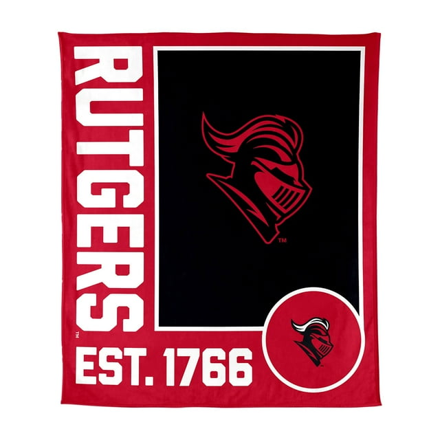 Logo Brands Rutgers Scarlet Knights 60"x70" Super Plush Blanket ...