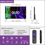 Philips 60" Class 7900 Series 4K QLED Ultra HD Roku Smart TV - Samsclub.com