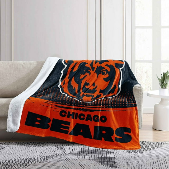 Logo Brands NFL Sherpa Throw Blanket, 60" x 70", Choose Team - Samsclub.com