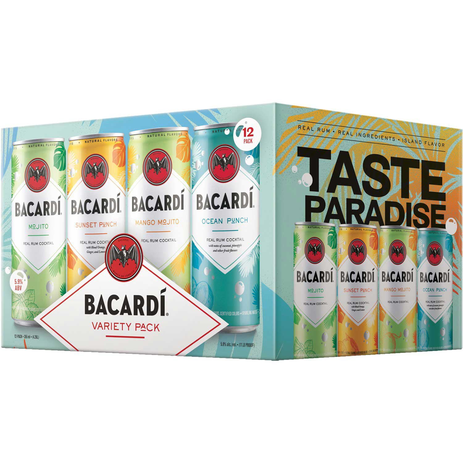 Bacardi Ready to Drink Variety Pack 12 fl. oz. can, 12 pk. - Samsclub.com