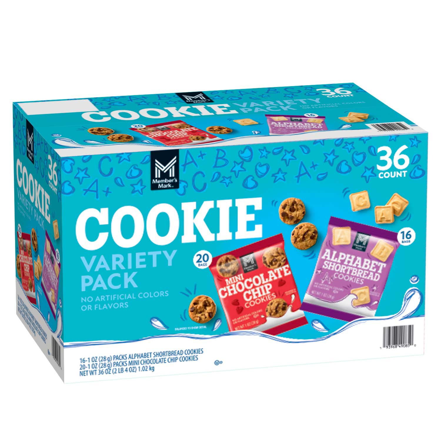Members Mark Mini Cookies Variety Pack, 1 oz., 36 pk. - Samsclub.com