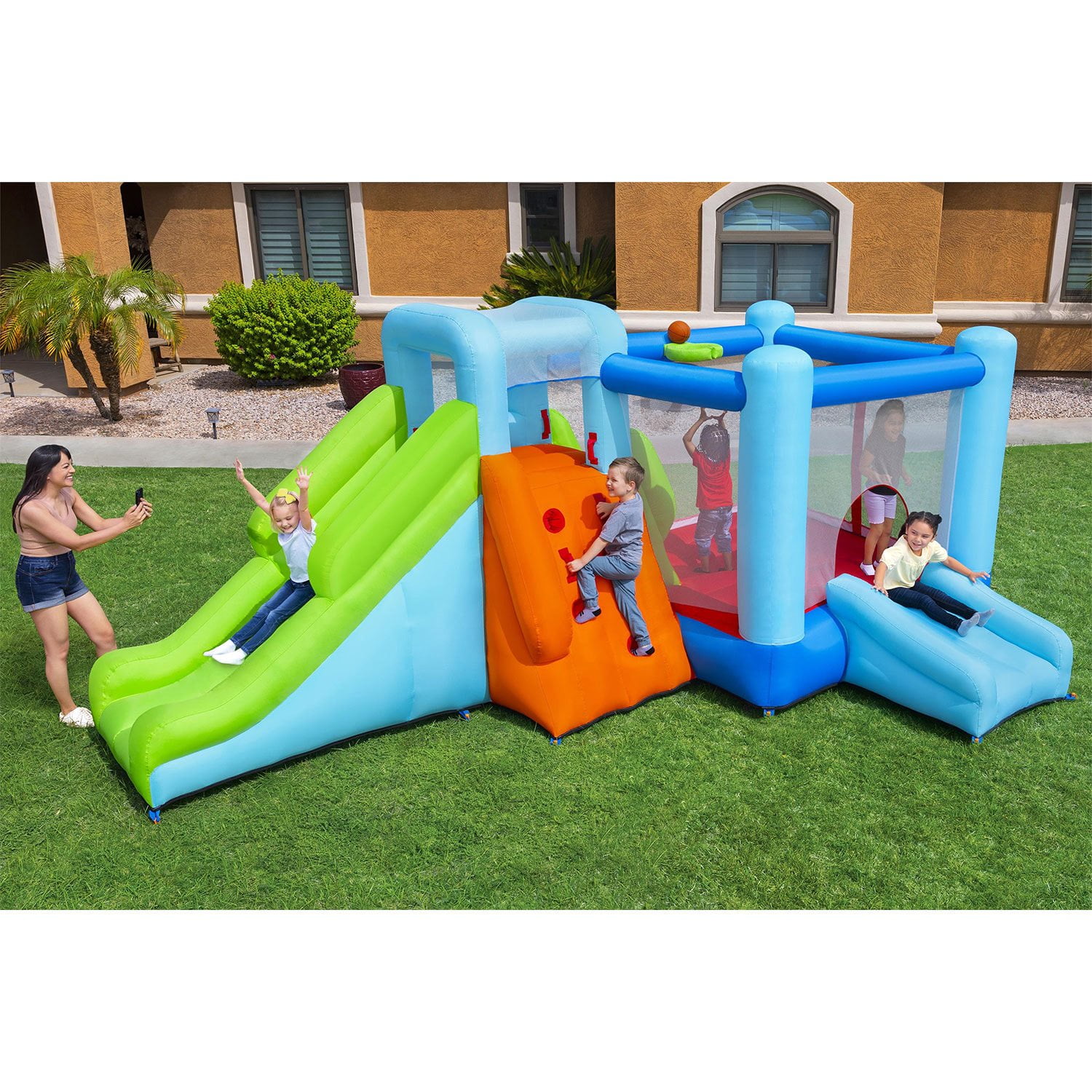 Bestway Jump 'n Climb Kids Inflatable Mega Bounce Park - Samsclub.com