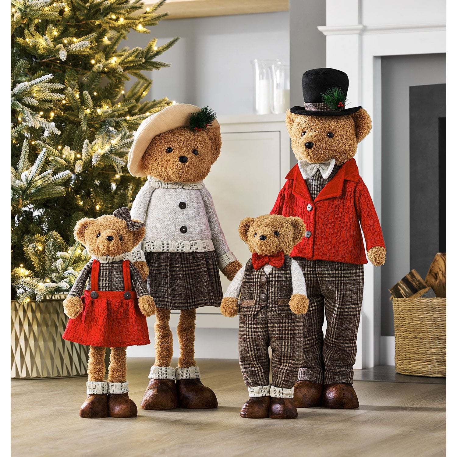 Member's Mark Plush Bear Family, Set of 4 - Samsclub.com