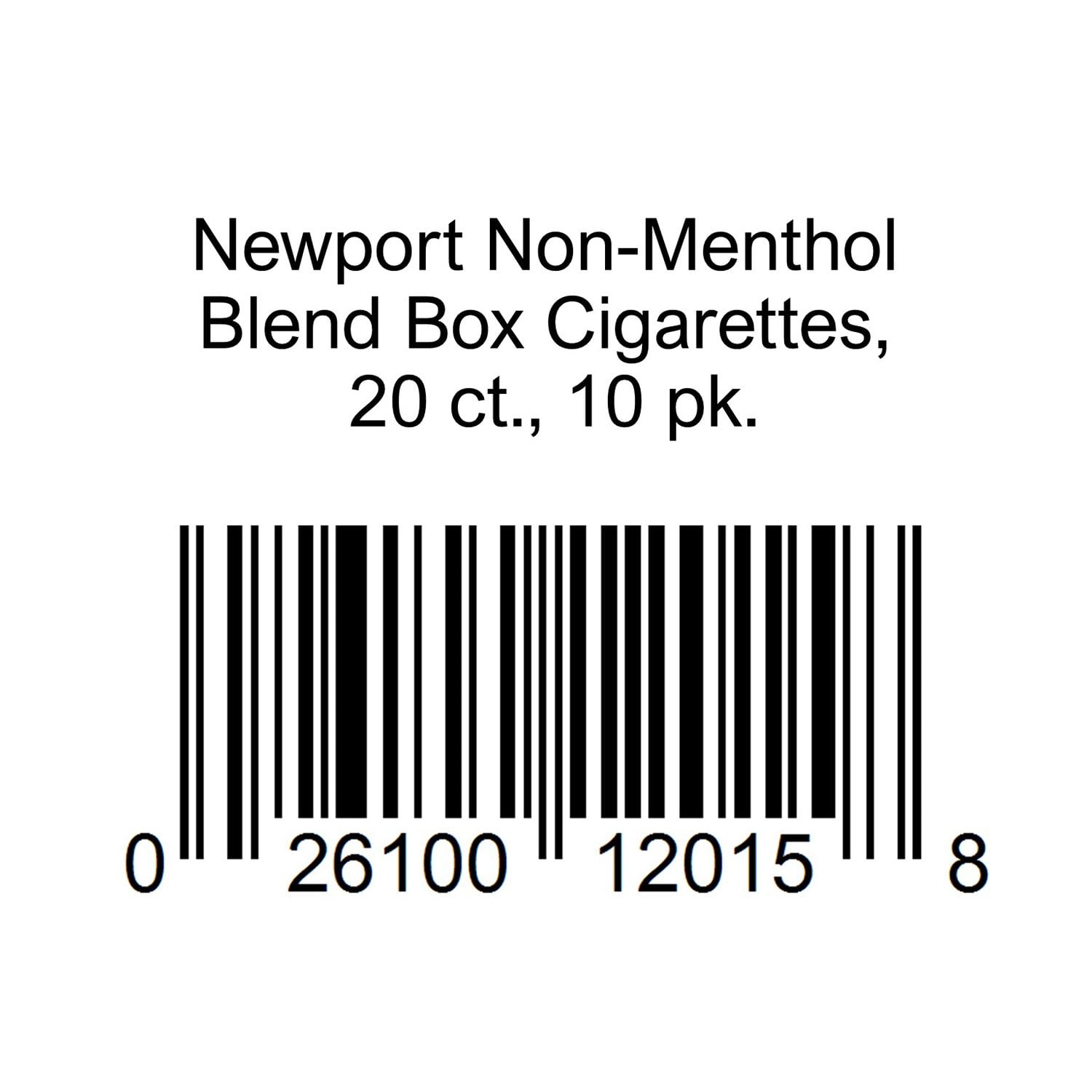 Newport Non-Menthol Blend Box Cigarettes 20 ct., 10 pk. - Samsclub.com