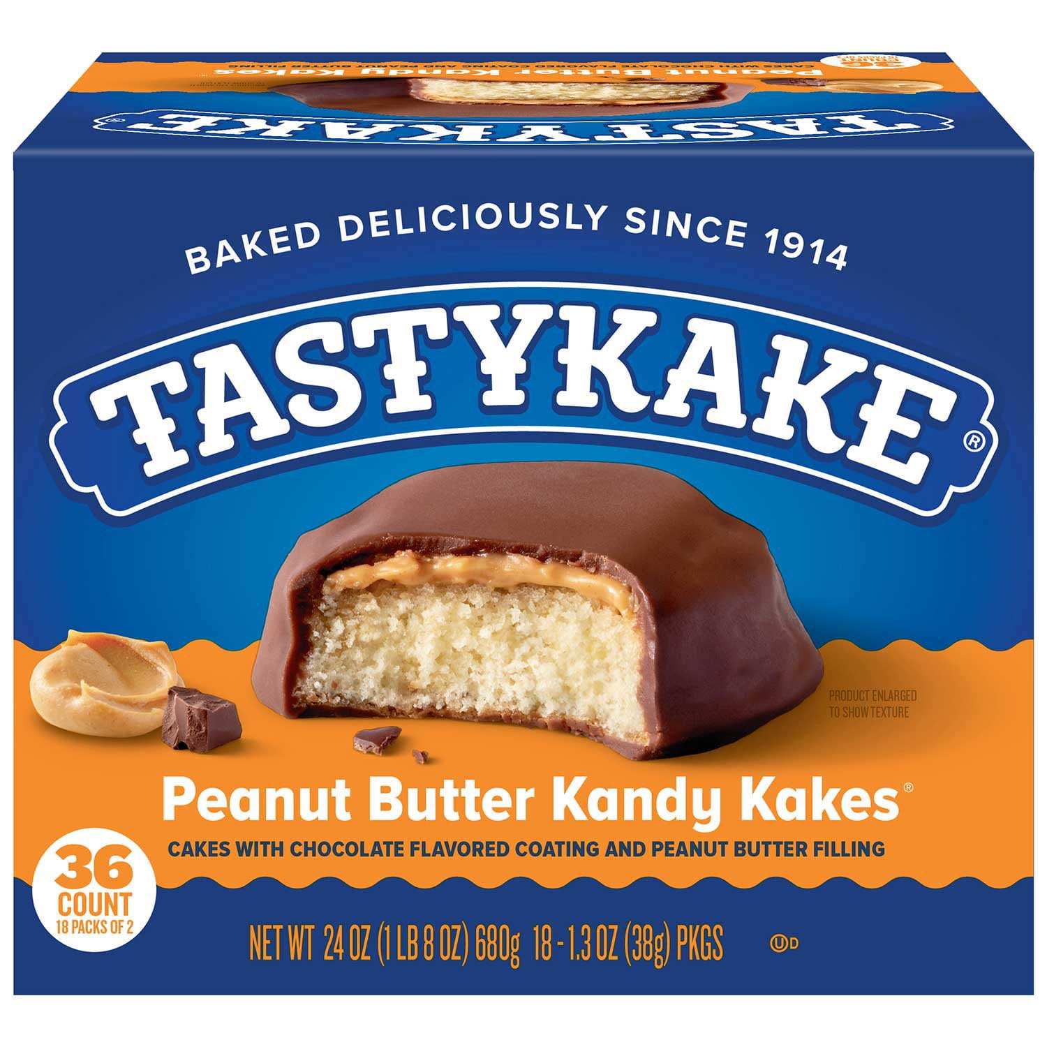 Tastykake Peanut Butter Kandy Kakes, 1.3 oz., 18 pk. - Samsclub.com