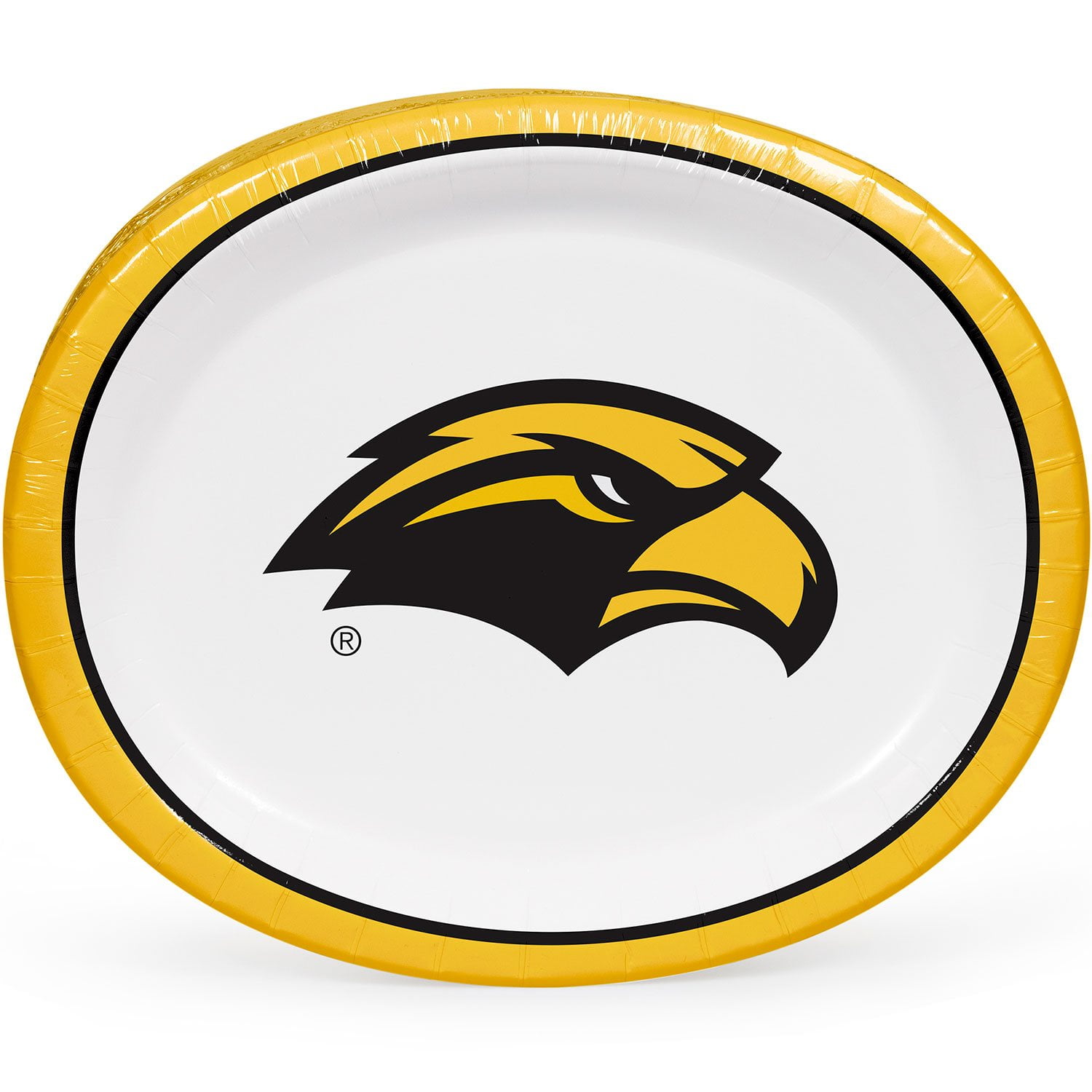 NCAA Oval Paper Plates, 10" x 12", 50 ct., Choose Team - Samsclub.com