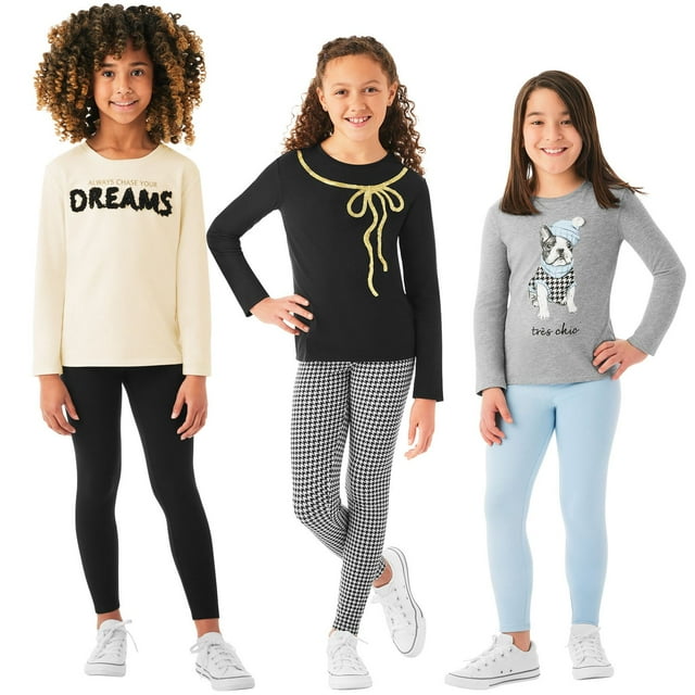 Member's Mark Girls 3-Pack Cotton Leggings - Samsclub.com