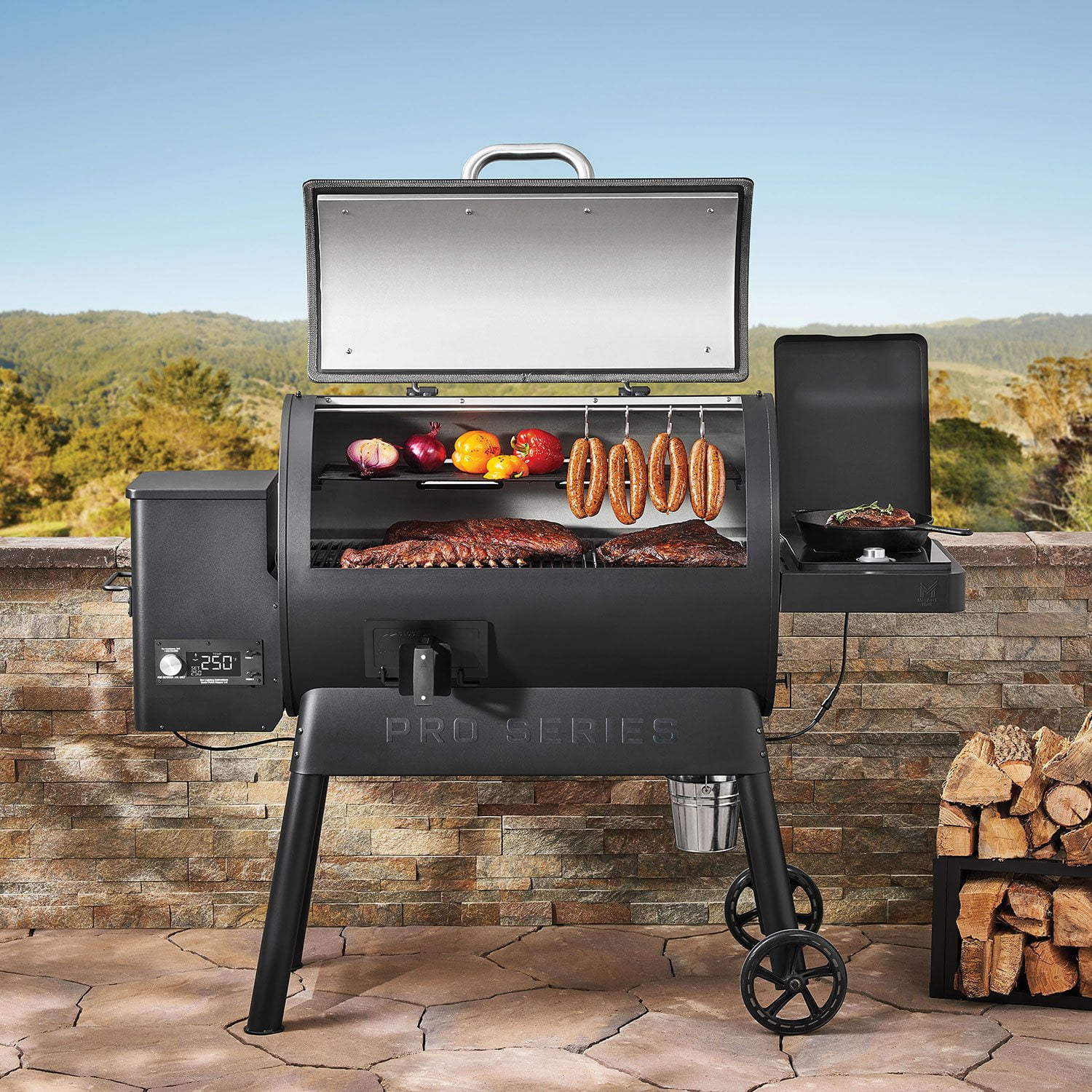 Member's Mark Pro Series 36" Pellet Smoker with Induction Burner and ...