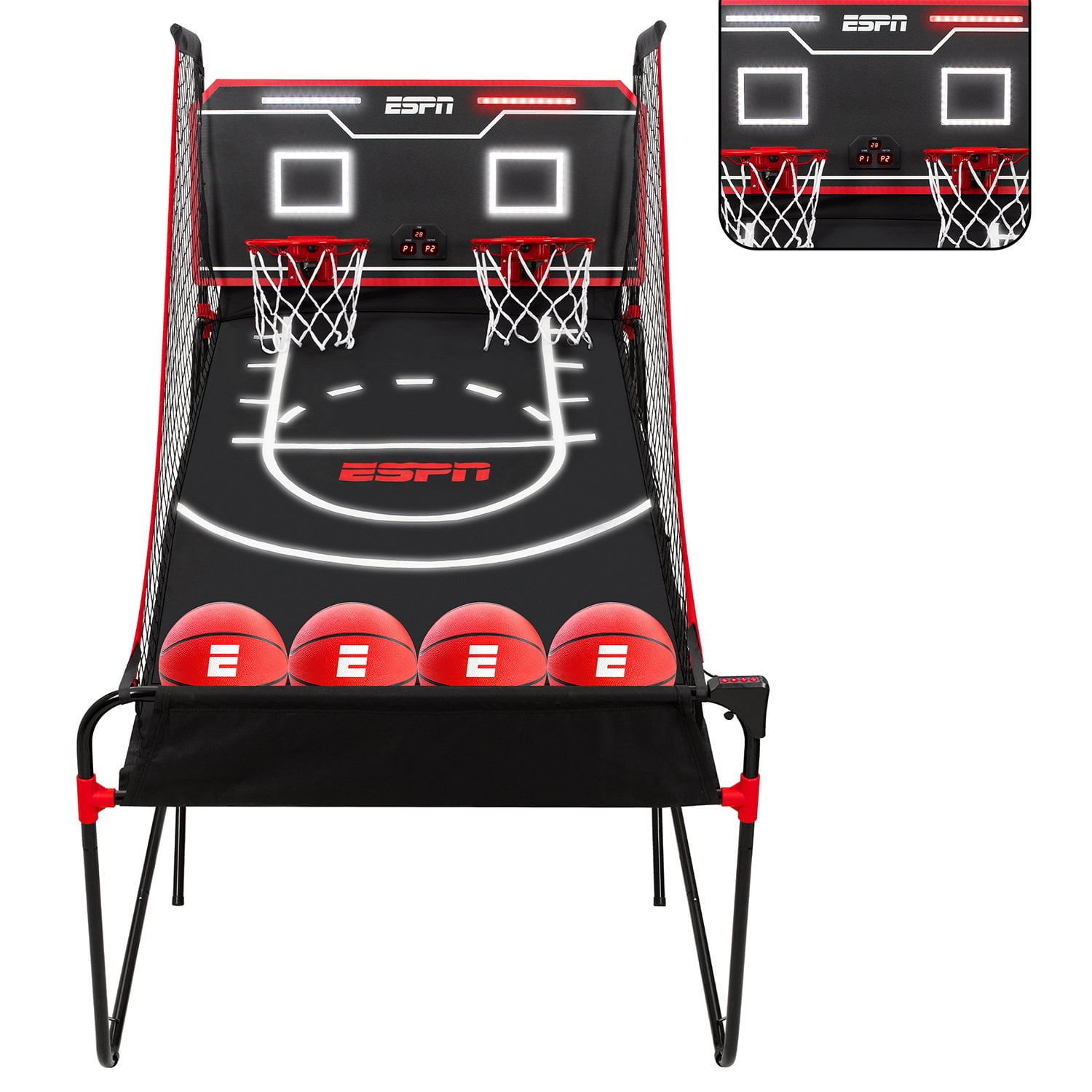 Sam's Exclusive - ESPN Pro Competition LED 2-Player Arcade Basketball ...