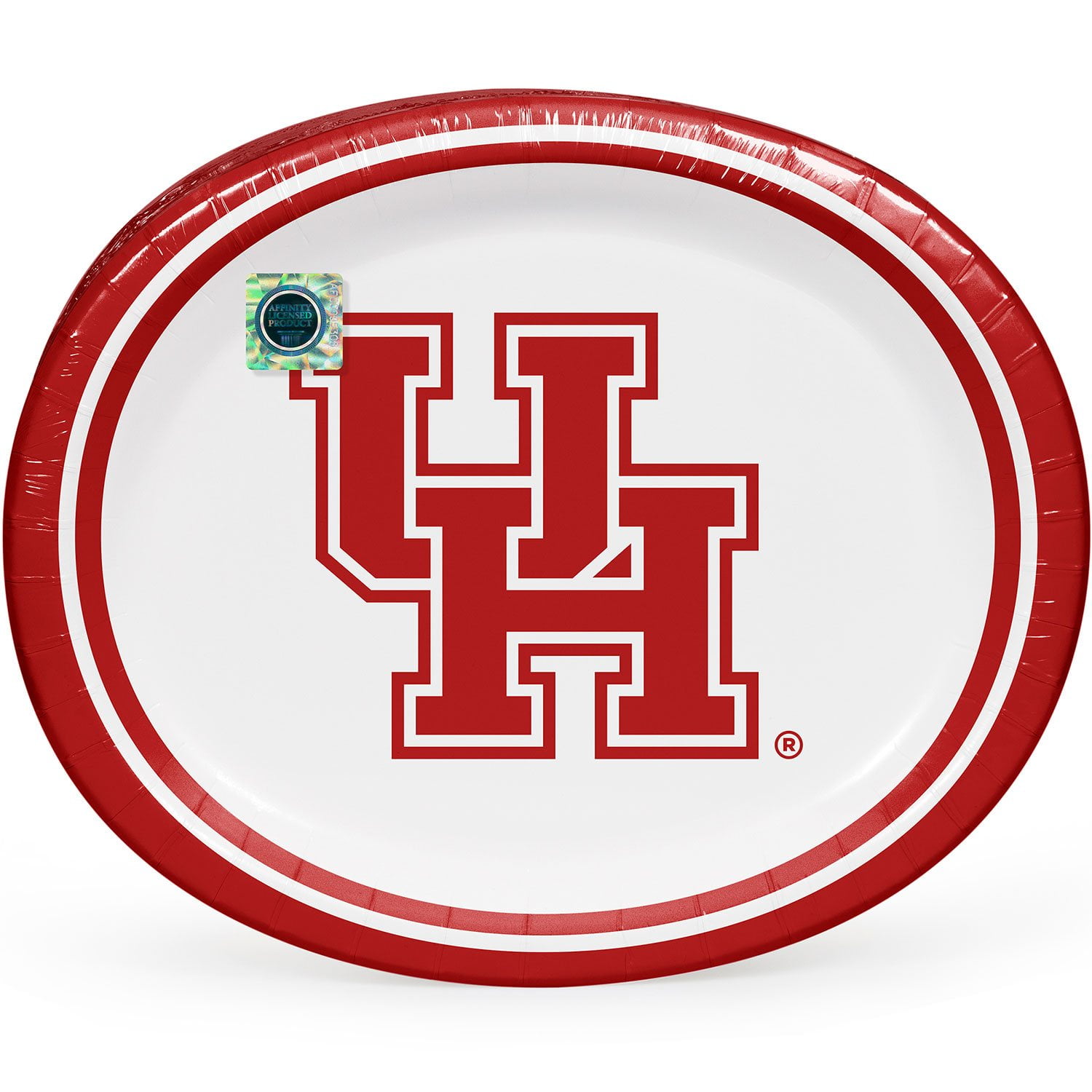 NCAA Oval Paper Plates, 10" x 12", 50 ct., Choose Team - Samsclub.com