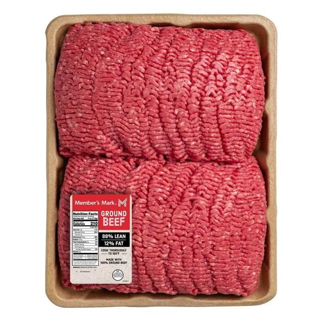 Member's Mark 88/12 Ground Beef, priced per pound - Samsclub.com