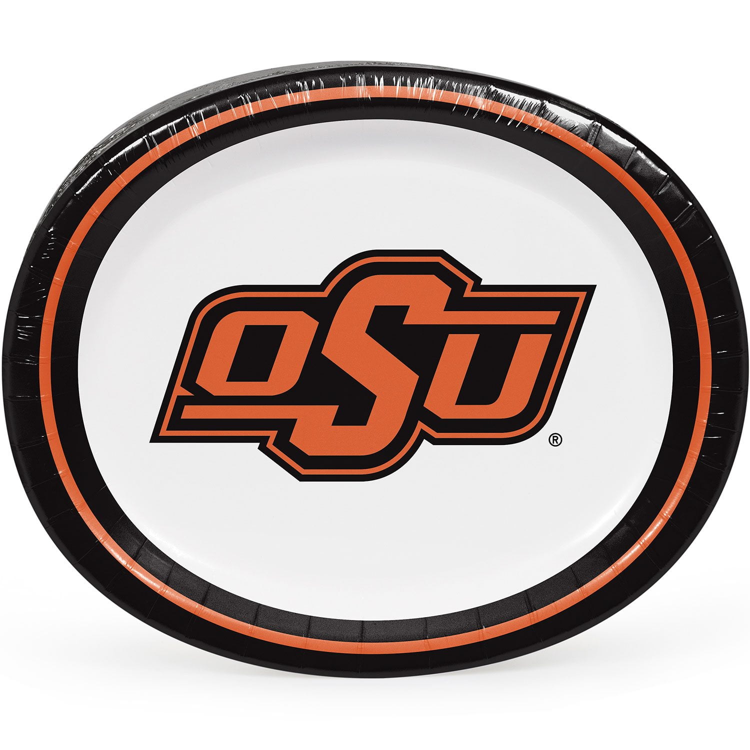 NCAA Oval Paper Plates, 10" x 12", 50 ct., Choose Team - Samsclub.com