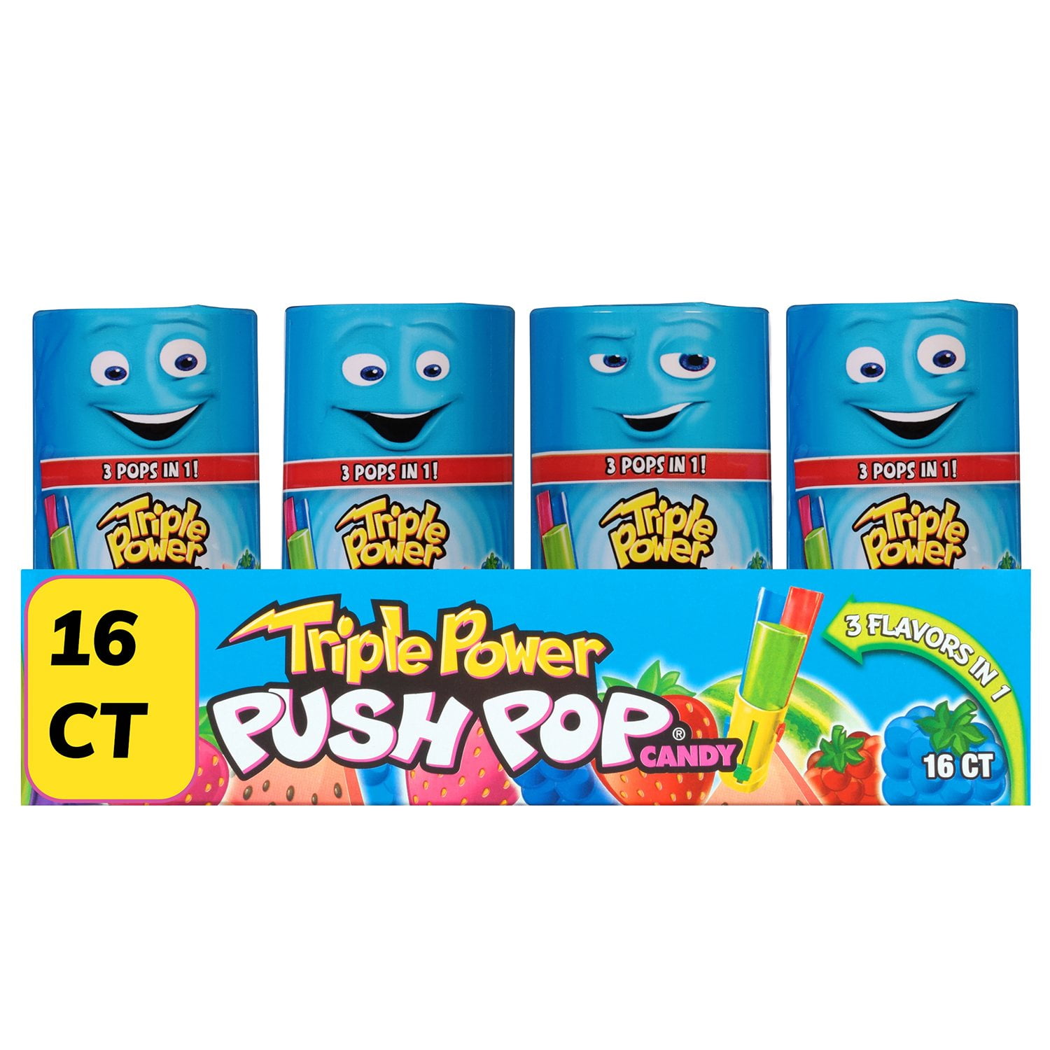 Triple Power Push Pop Candy, 16 ct. - Samsclub.com