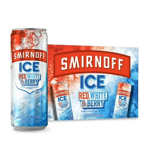 Smirnoff Ice Red, White & Berry Ready To Drink, 12 fl. oz. can, 12 pk ...