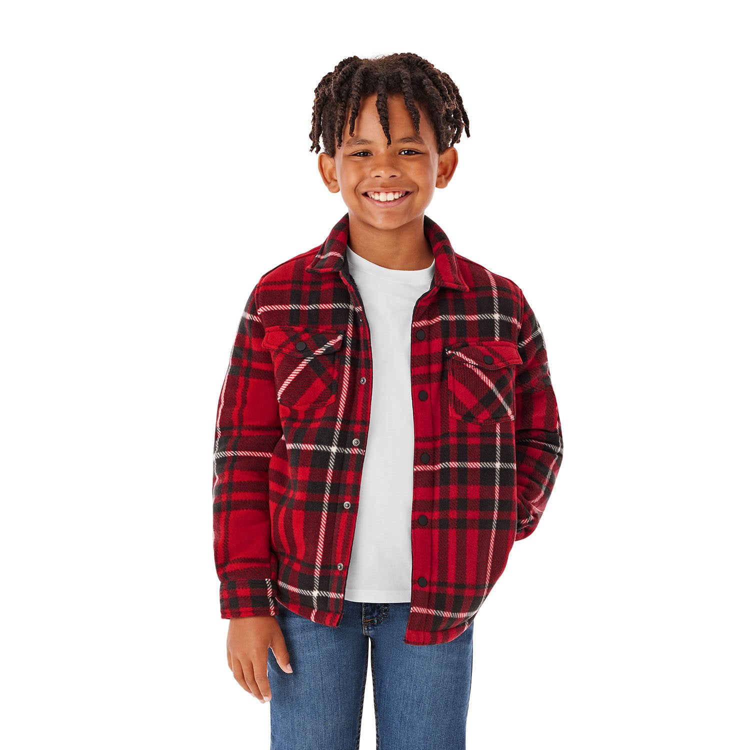Member's Mark Boys Sherpa Lined Shacket - Samsclub.com