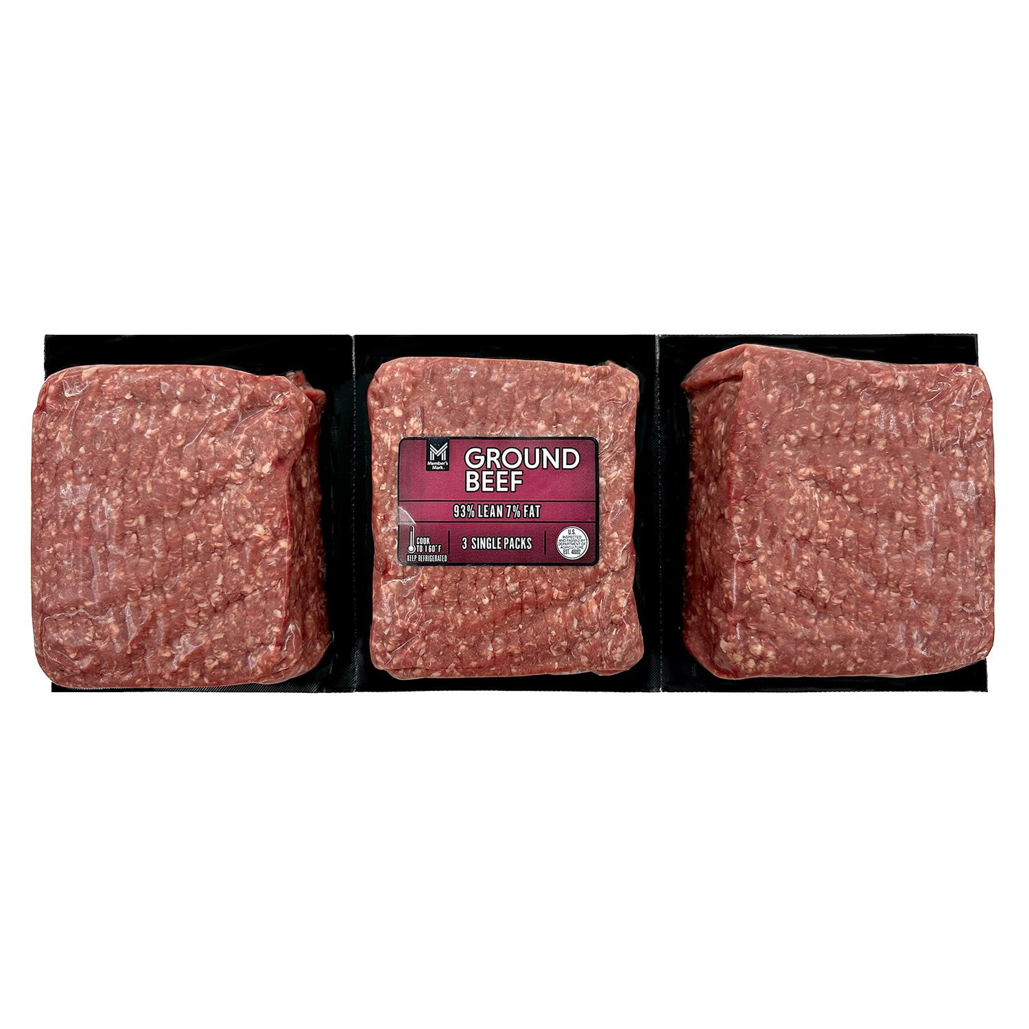 Member's Mark 93/7 Ground Beef, priced per pound - Samsclub.com
