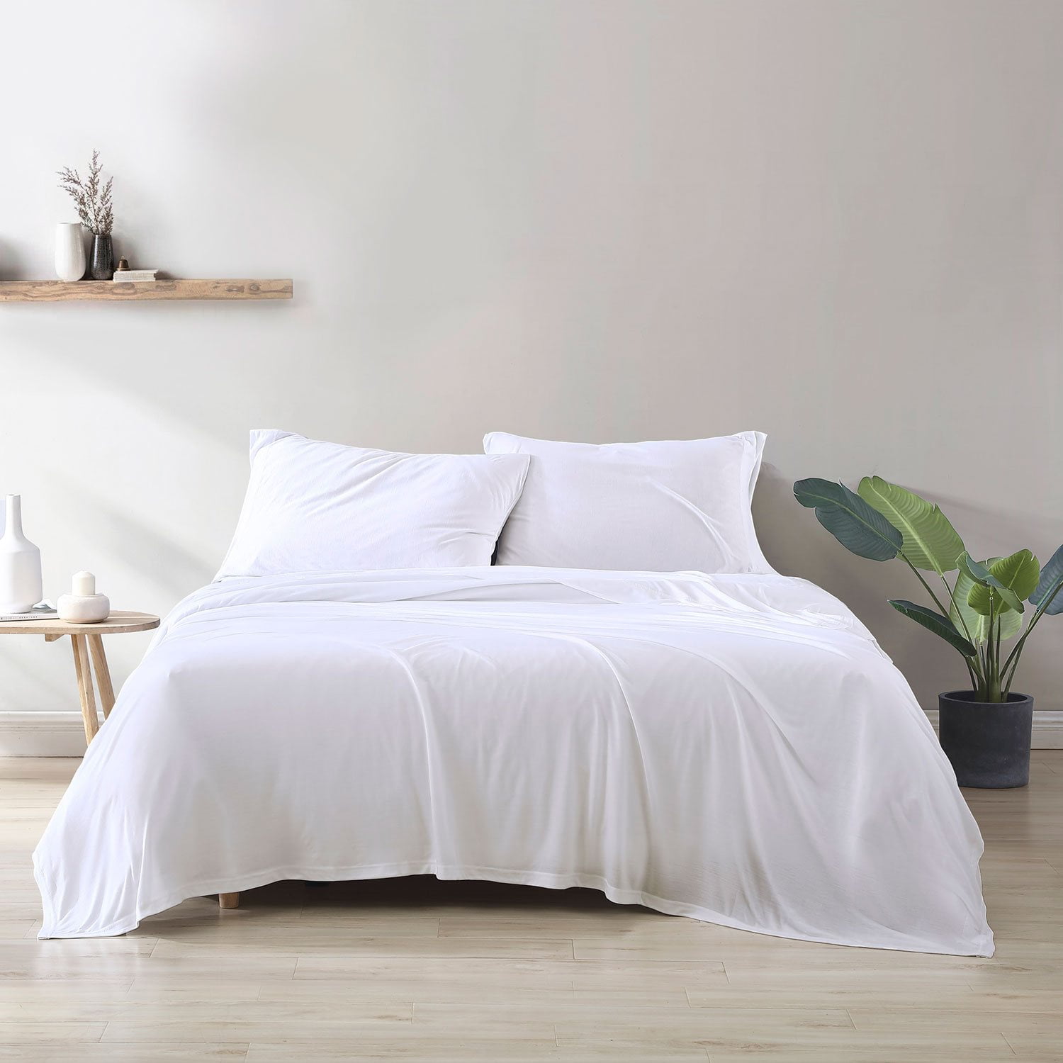 Brielle Tencel Modal Jersey Knit Sheet Set, Assorted Colors & Sizes ...