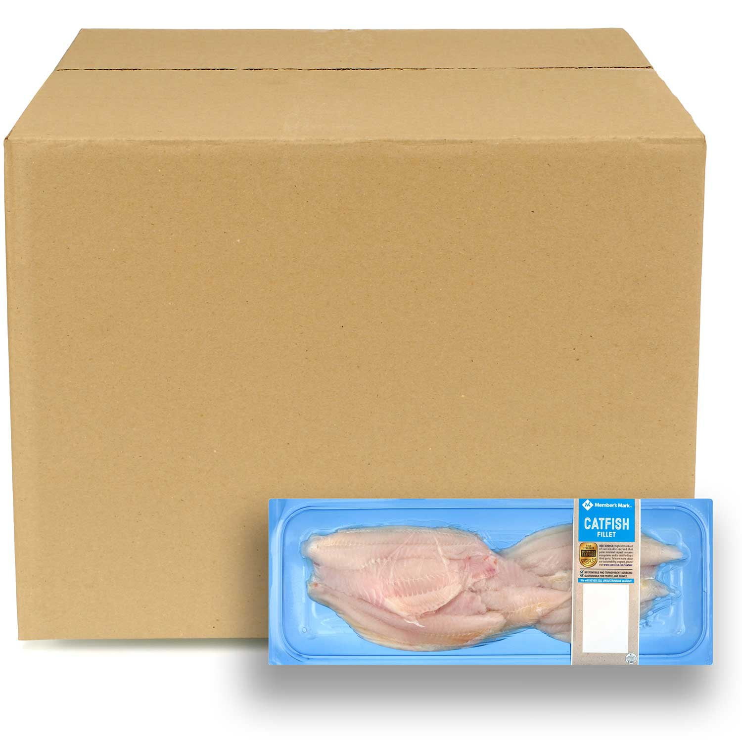Farm-Raised Catfish Fillet, Case, priced per pound - Samsclub.com