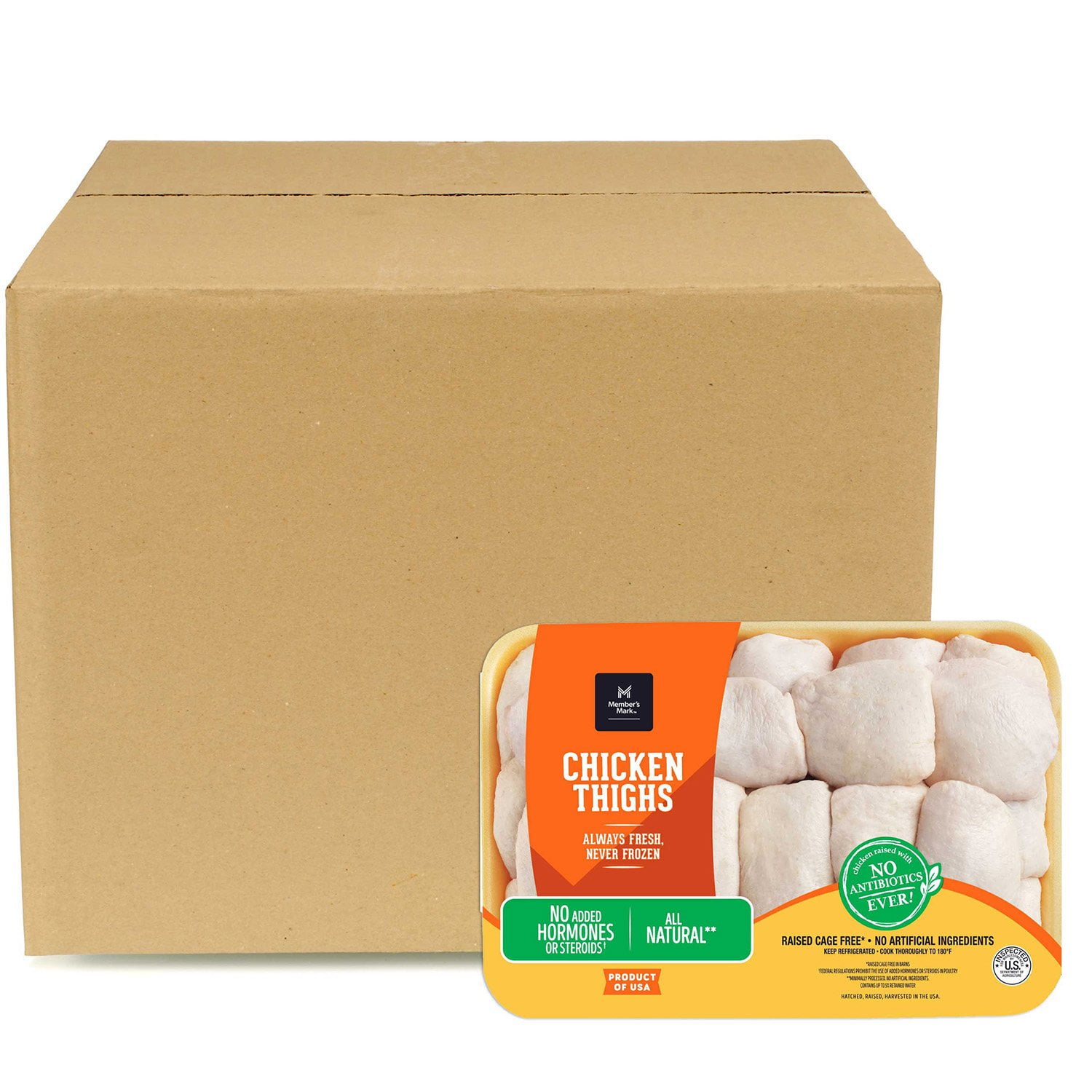 Member's Mark Chicken Thighs, Case, priced per pound - Samsclub.com