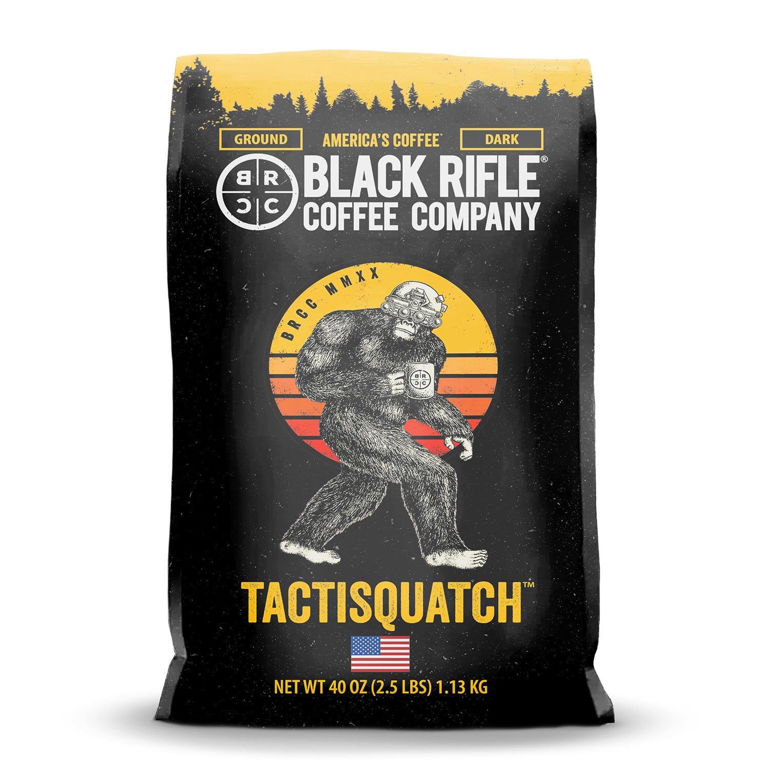 Black Rifle Coffee Company Tactisquatch, Dark Roast Ground 40 oz ...