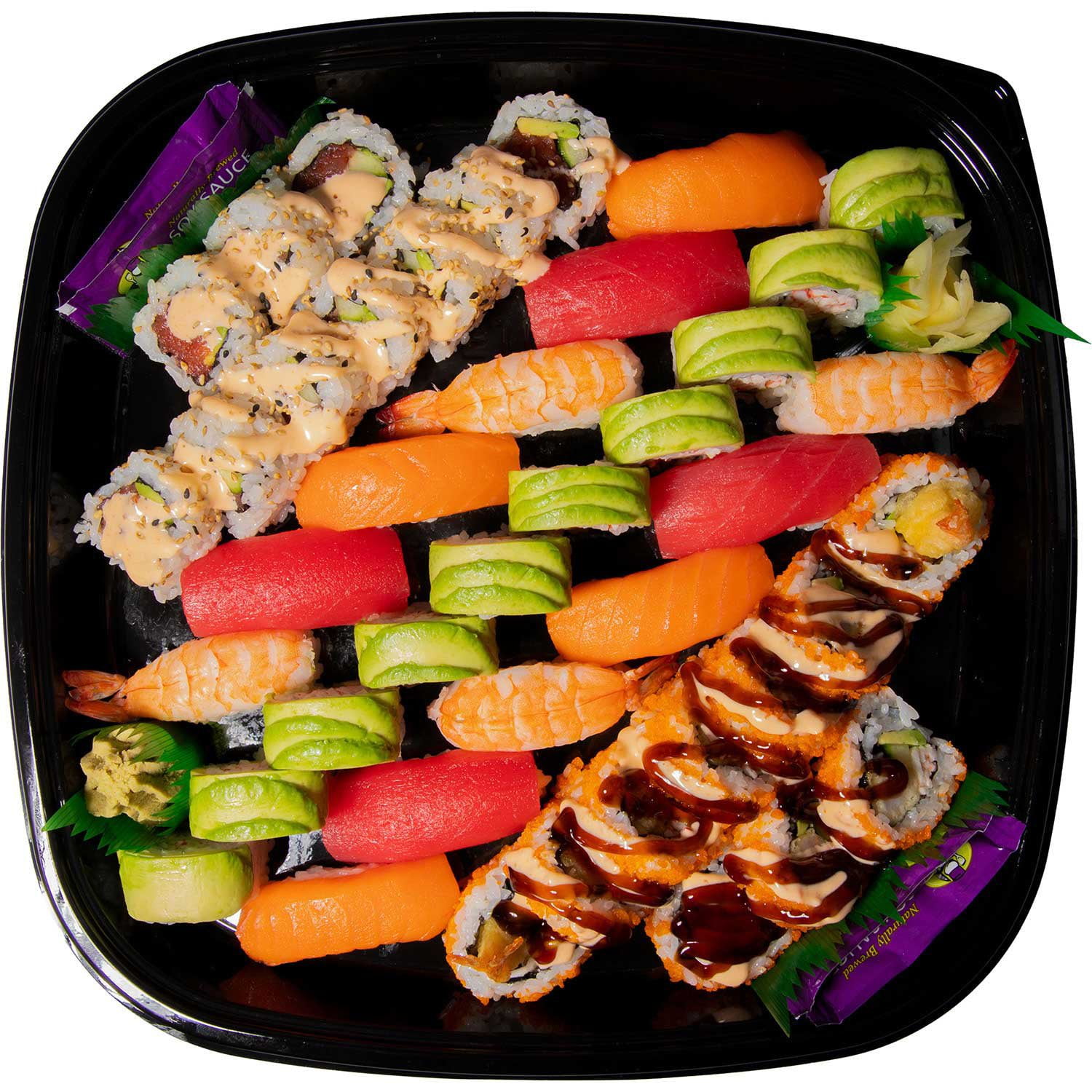 FujiSan Kobe Sushi Roll Party Tray, 42 ct. - Samsclub.com