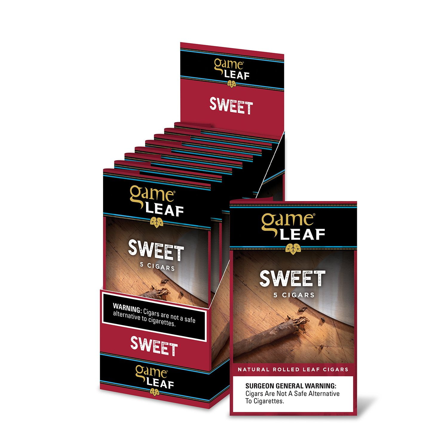 Game Leaf Sweet Aromatic Cigar 5 ct., 8 pk. - Samsclub.com