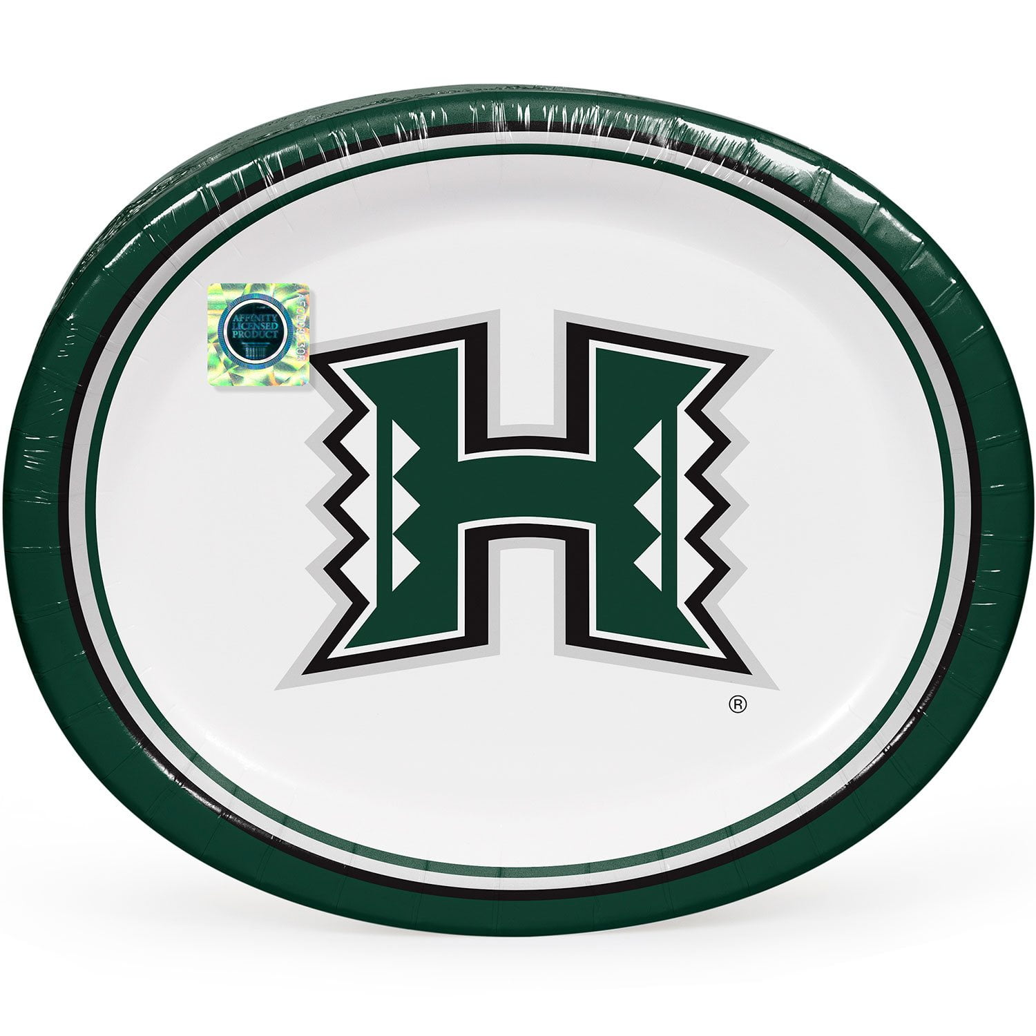 NCAA Oval Paper Plates, 10" x 12", 50 ct., Choose Team - Samsclub.com